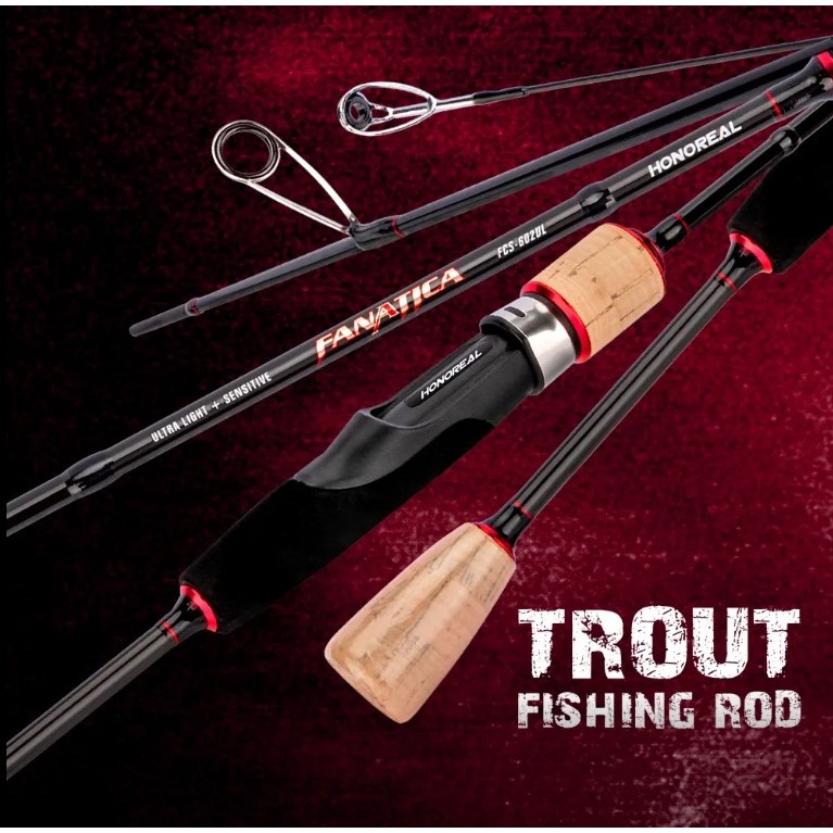 HONOREAL Fanatica Honor Ultra Light Fishing Rod | Shopee Philippines