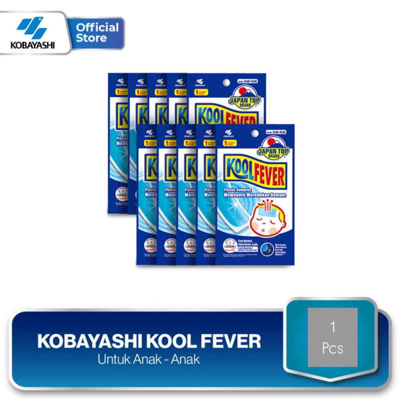 KOOL FEVER Baby and Child FEVER Plaster 1 sheet Kobayashi | Shopee ...