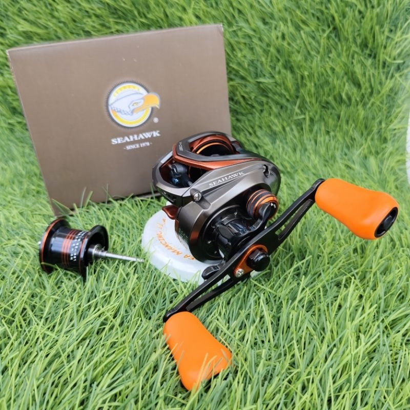 SEAHAWK RYOKU 103HSL Sound Clicker Reel - Free Spool | Shopee Philippines