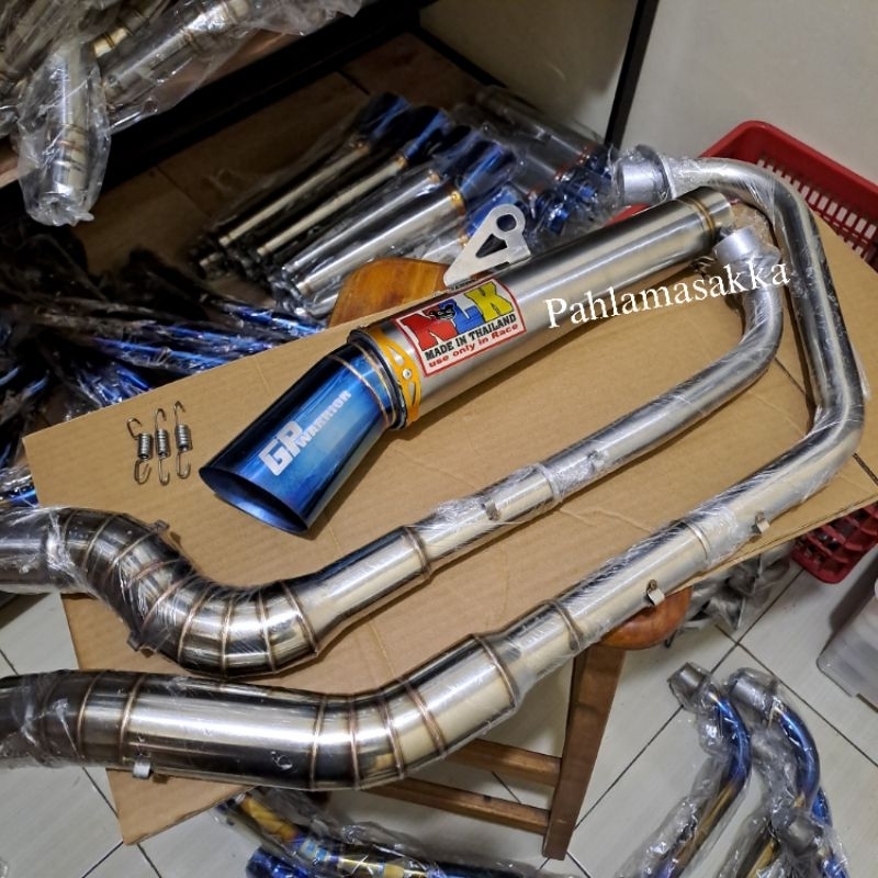 1set nlk Conical TUBE Open exhaust pipe Tmx 125 155 pinoy skygo 125 150 ...