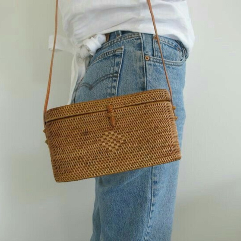 BALI ATE BAG | Sling bag | BALI RATTAN BAG | Women's bag | Shopee ...