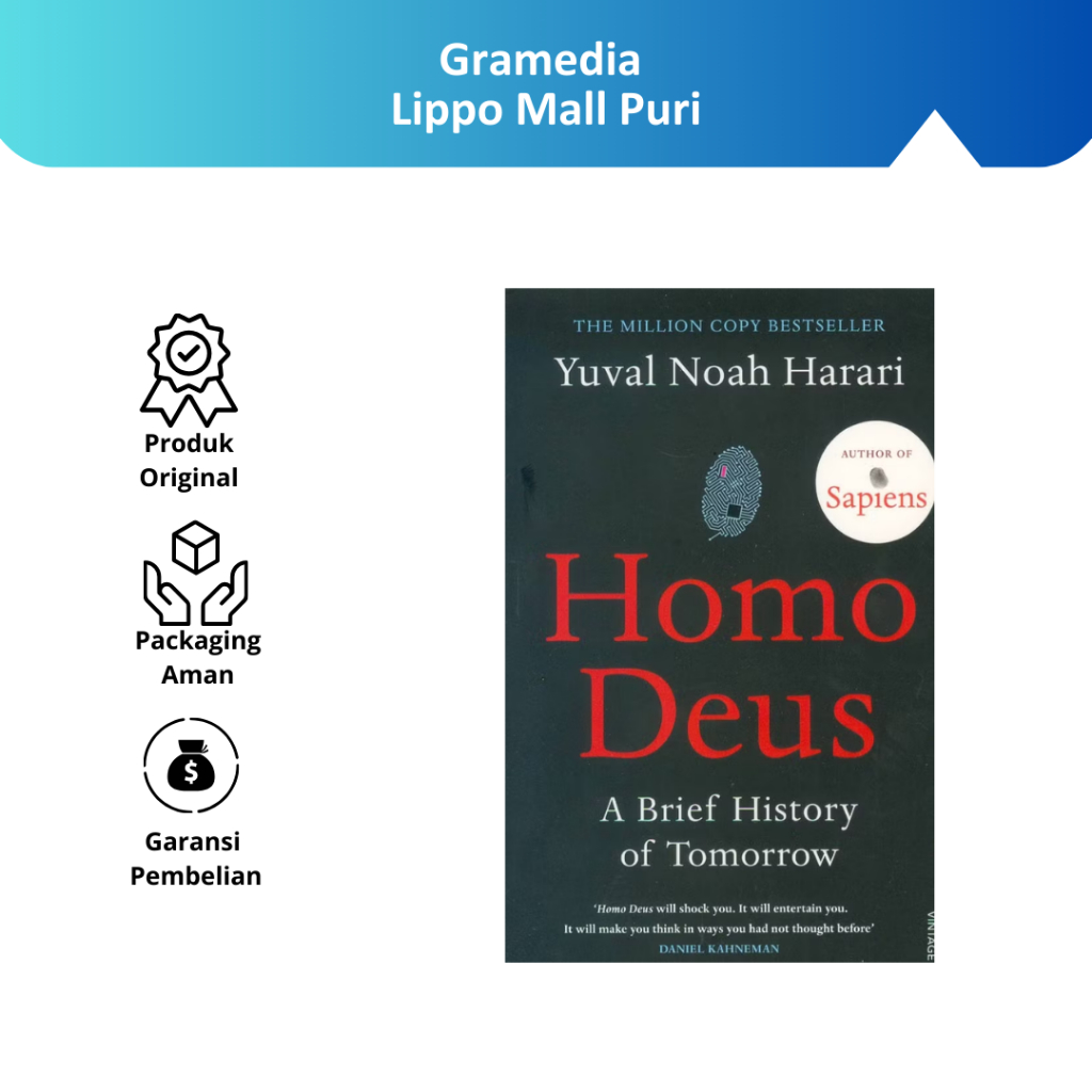 Gramedia Lippo Mall Puri - Homo Deus (Yuval Noah Harari) | Shopee Philippines