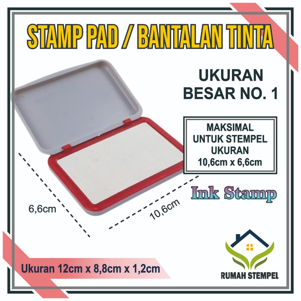 Joyko INK STAMP PAD / No. 1 STAMP PAD / INK STAMP CAP FOR SCHOOL ...