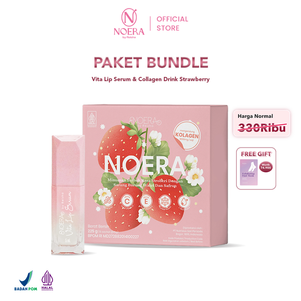 Noera Collagen Drink Package Improved Formula & Vita Lip serum ...