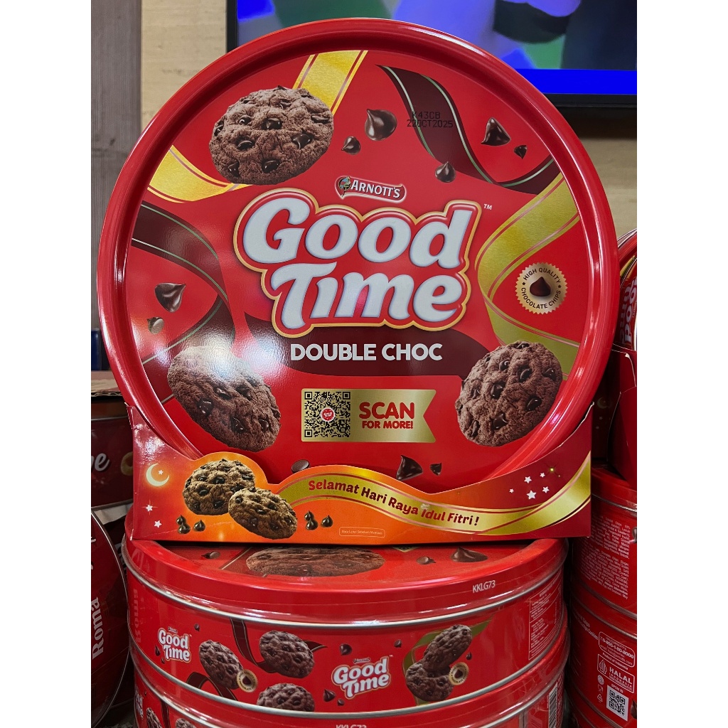 Arnotts Good Time Double Choc Can 256 gr | Shopee Philippines