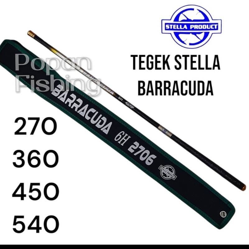 Stella Barracuda Rigid 270 Fishing Rod|360|450|540 Carbon | Shopee ...