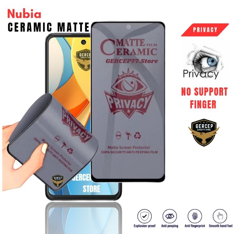 Ceramic Matte Spy ZTE Nubia neo 3 GT Neo 2 5G Neo 3 5G Neo 5G V60 Design V60 NFC V70 Max V70 Max ...