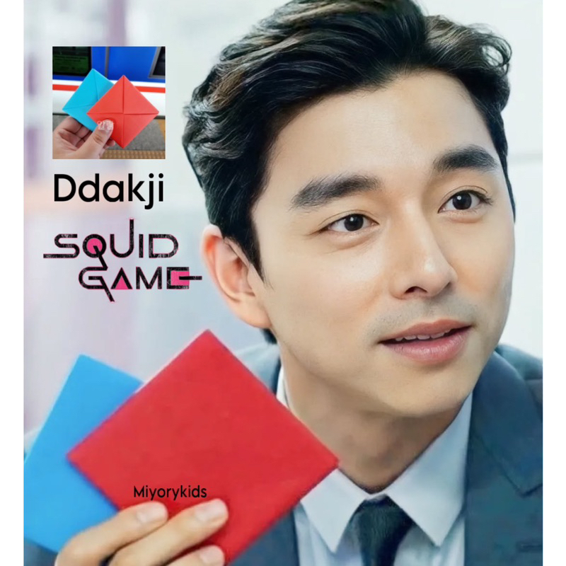 Ddakji Squid Game Ddakji Paper Game Uk.10x10cm | Shopee Philippines