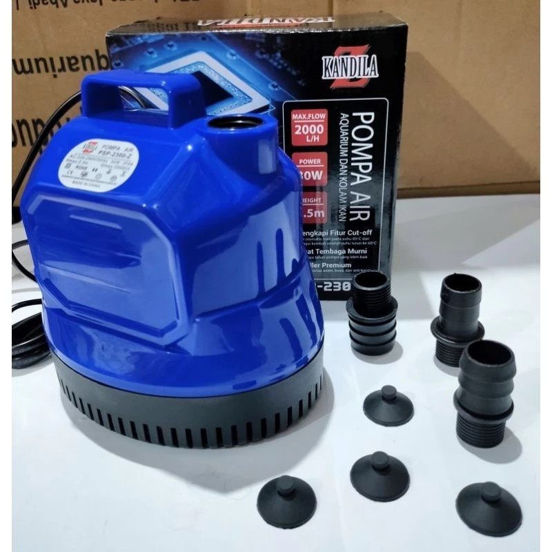 Aquarium Immersion WATER PUMP 20 W KANDILA PSP 2300 Z PSP-2300Z FISH ...