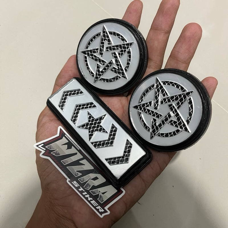 MATA White cat eye reflector star model 1 set for all new nmax/nmax new ...