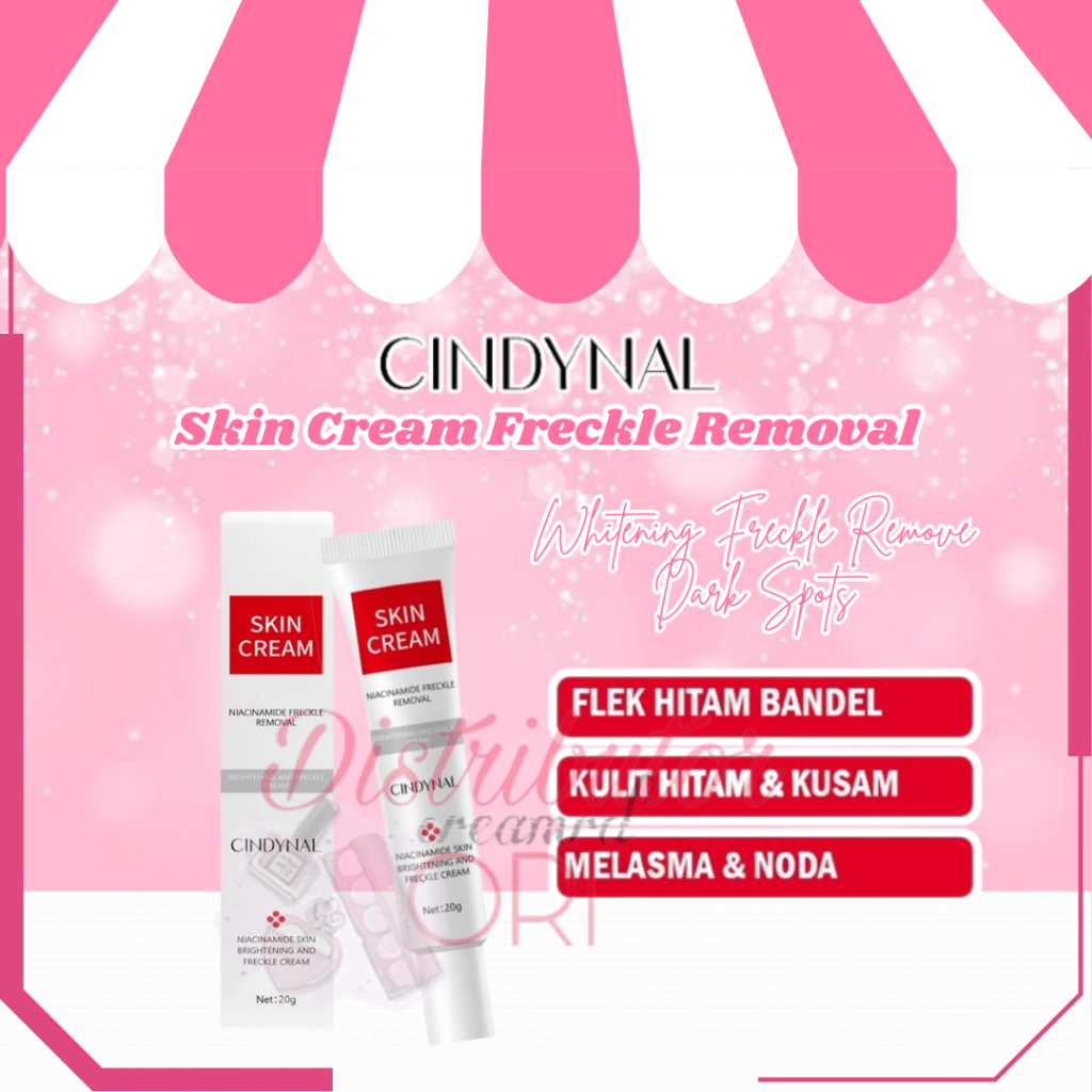 HITAM Cindynal Niacinamide Skin Cream Remove Dark Spots Remove Black ...