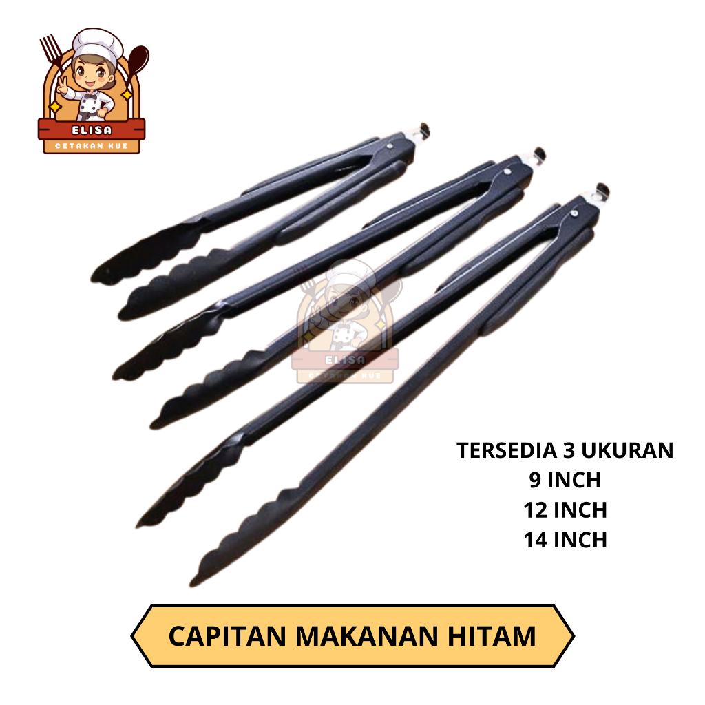 Teflon Fried Food Clips UK Fried Clips 9 inch 12 inch 14 inch | Shopee ...