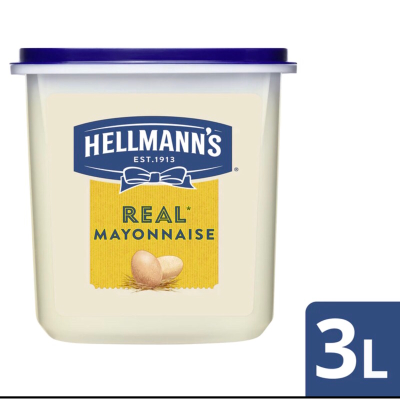 Hellmans Real Mayo 3L | Shopee Philippines