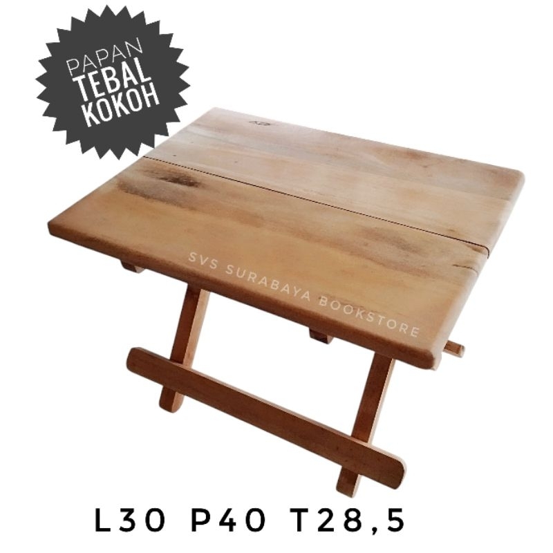 Mahogany wood folding table, Koran table, 30x40 thick quality children ...