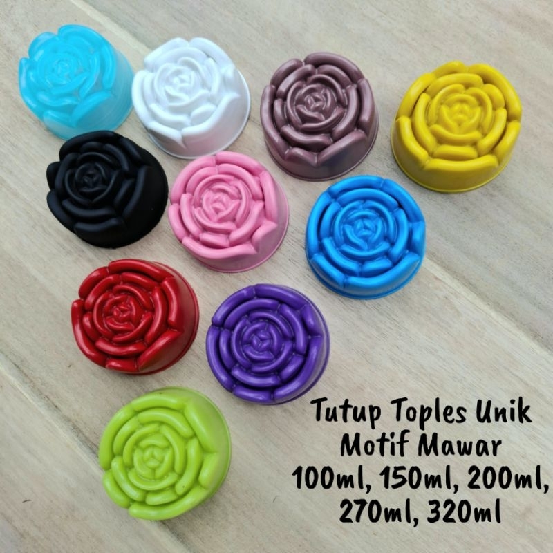 MAWAR Unique JAR LID WITH ROSE MOTIF, DIAMETER 5 CM || Free PACKING ...