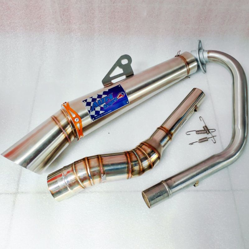 Aun exhaust muffler for Tmx Raider150 Sonic150 Y15zr Rusi tc Snper ...