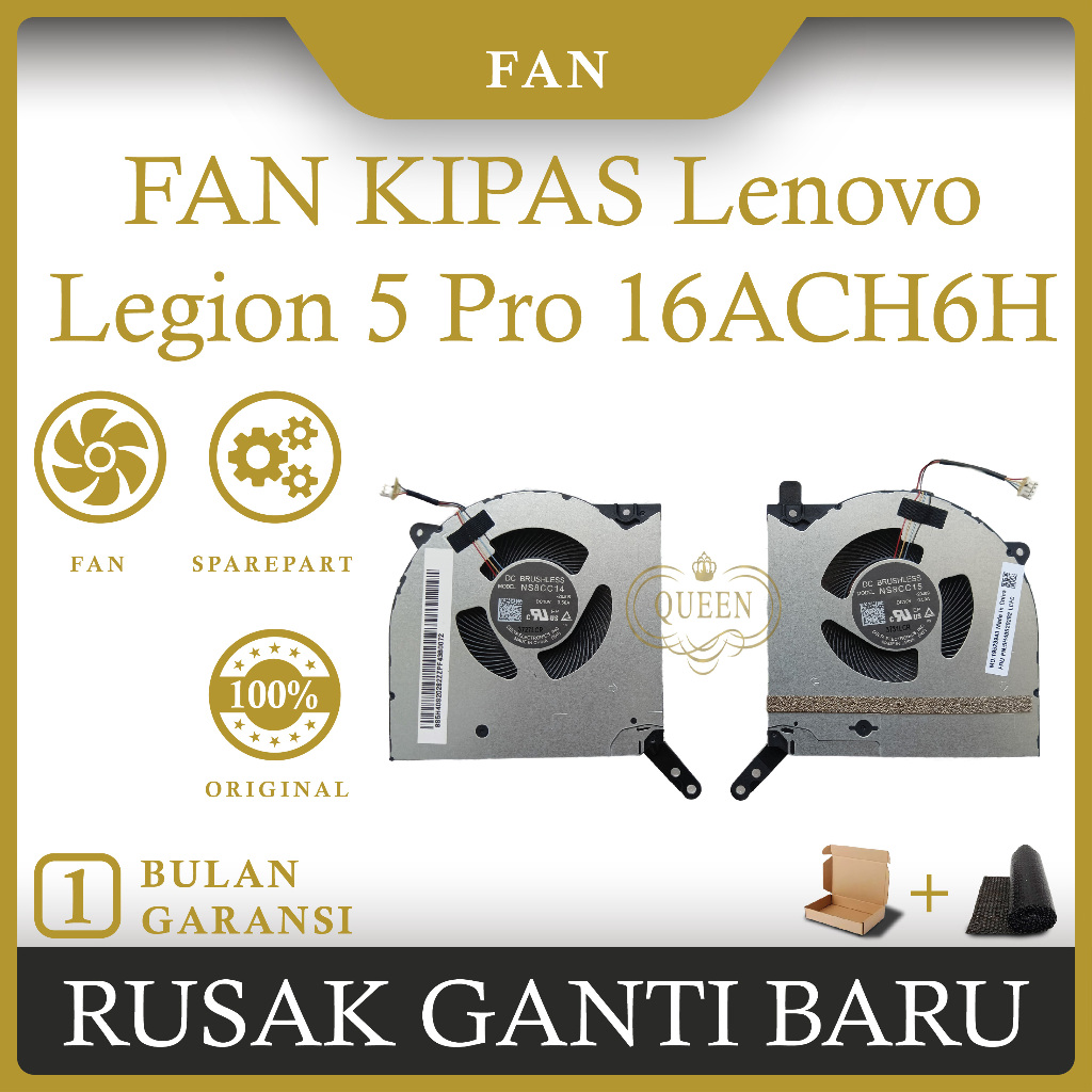Lenovo Legion 5 Pro 16ACH6H 82JQ002DAU LAPTOP FAN (10V 0.5A) | Shopee ...