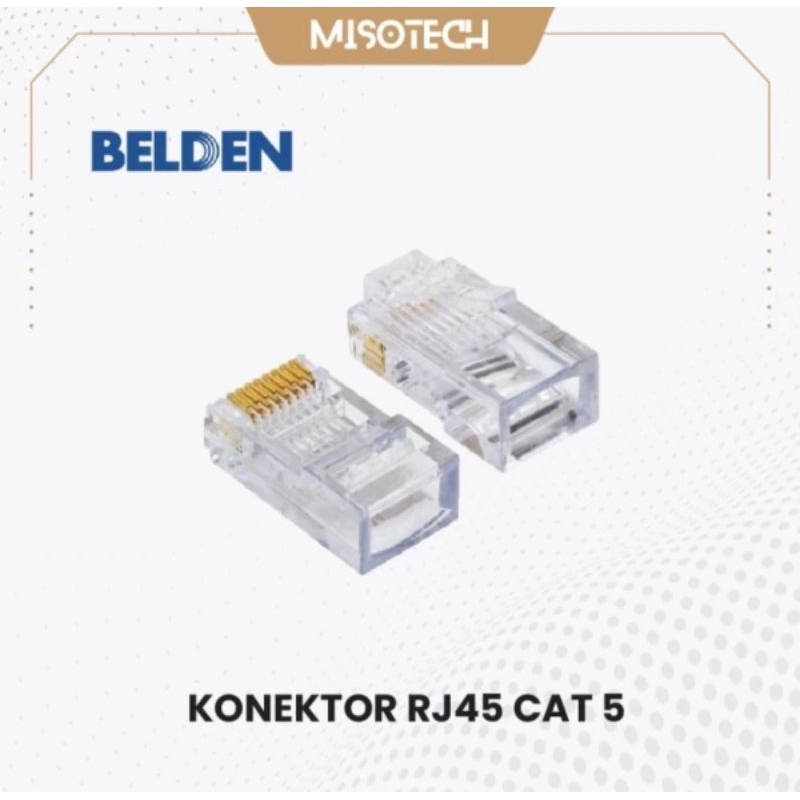 JACK CONNECTOR RJ45 - BELDEN RJ45 CAT 5E MALE ORIGINAL AP7000007 ...