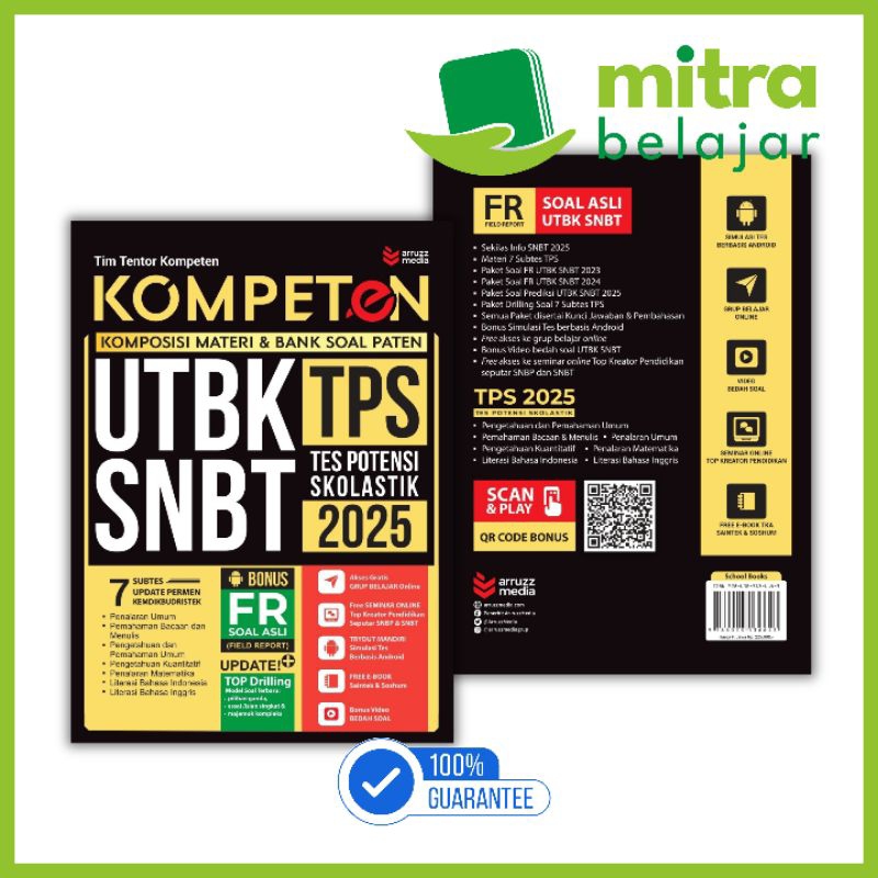 Competent Book of the Latest UTBK SNBT TPS 2025 Question Bank | Shopee ...