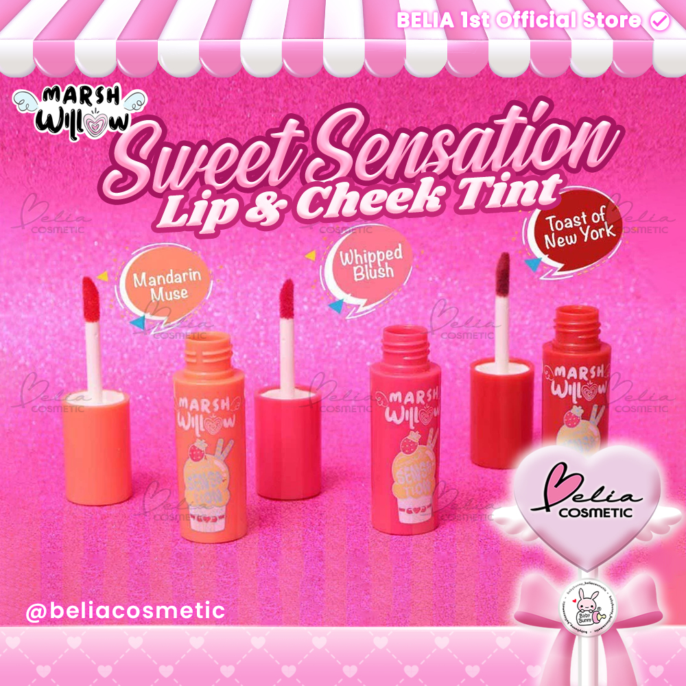 Belia Marsh Willow Sweet Sensation Lip & Cheek Tint BPOM | Marshwillow ...
