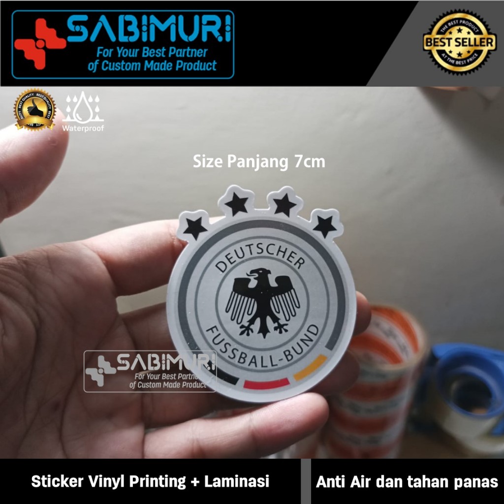 Vinyl Sticker - Germain German National Team Football Team | Shopee ...