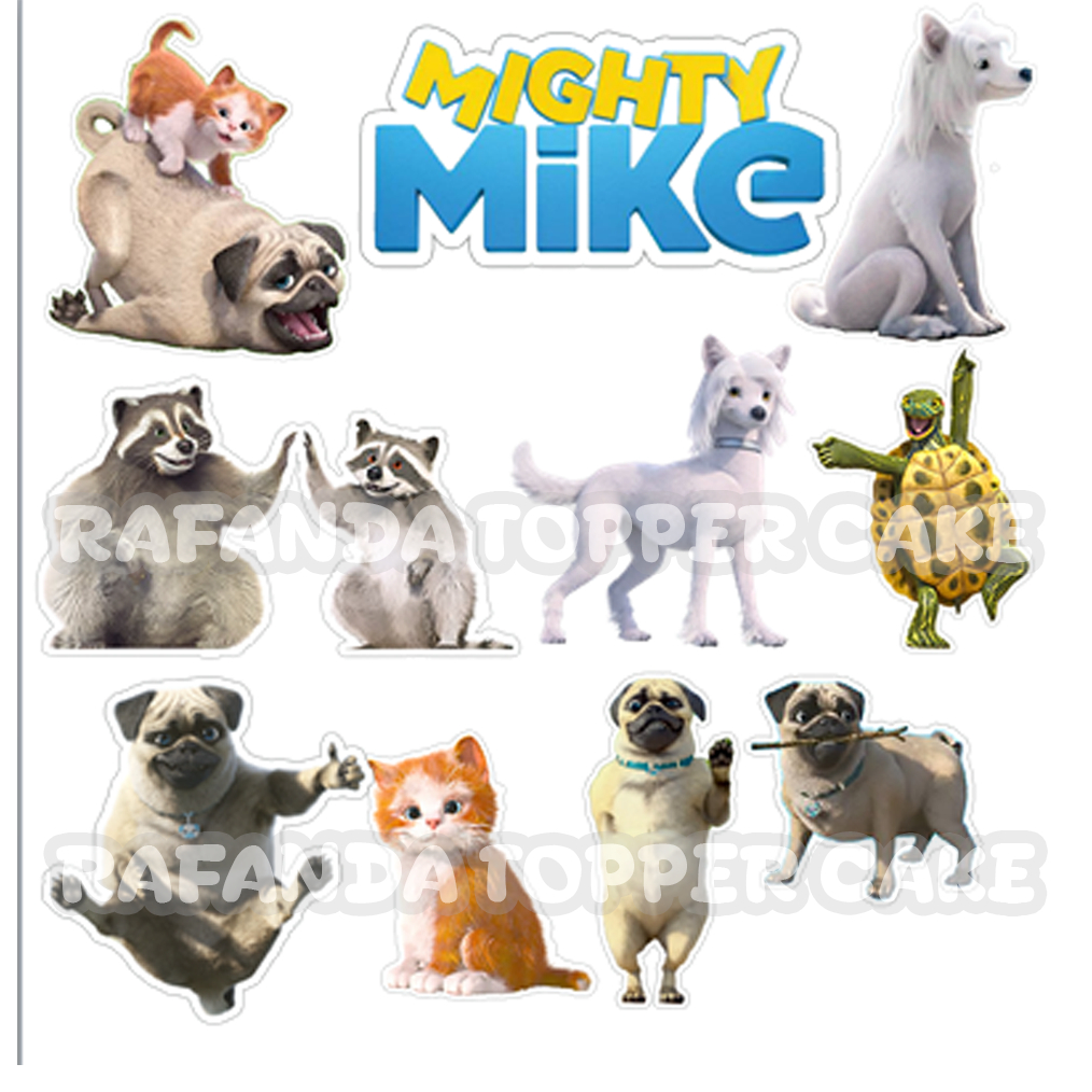 Mighty Mike Birthday Cake Topper custom name birthday Topper | Shopee ...