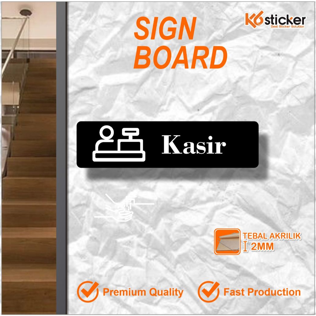 Sign BOARD TEMPEL COOL CASHIER | Shopee Philippines