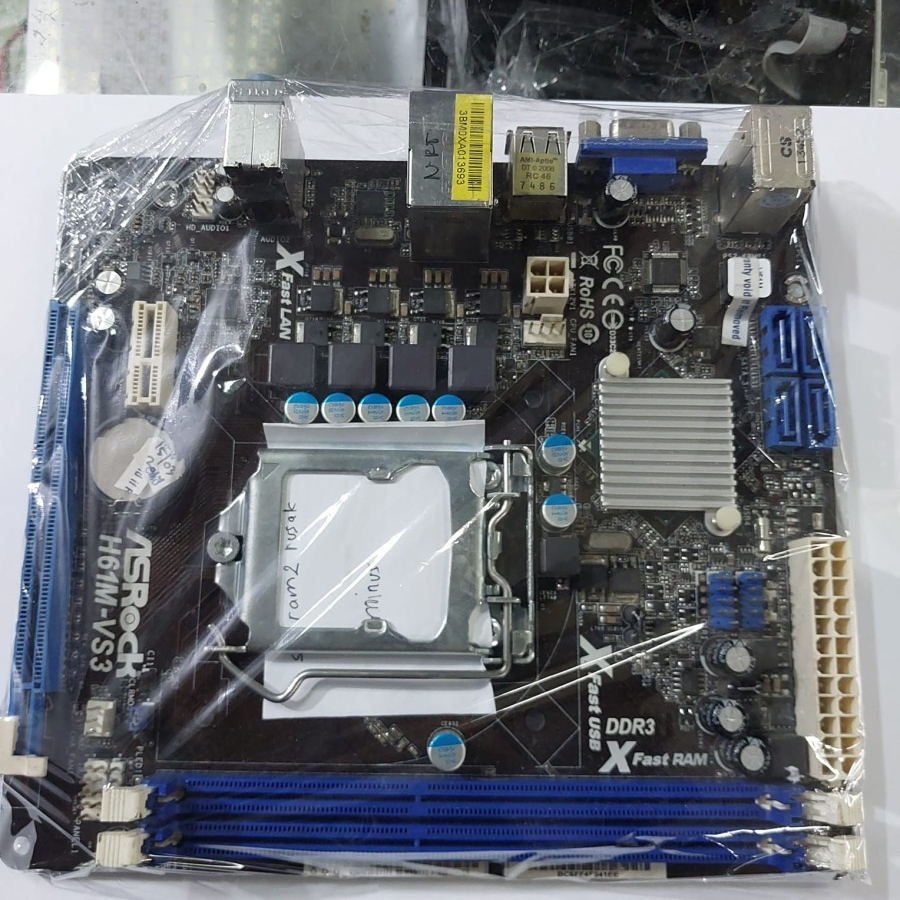 Lga intel asrock H61M-VS3 Socket 1155 minus Mainboard | Shopee Philippines