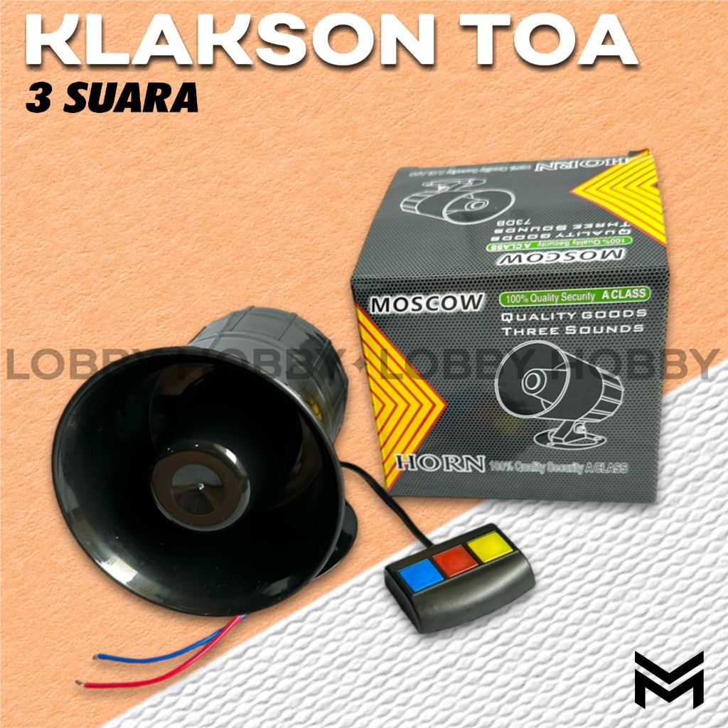 TOMBOL Toa Horn With Three Sounds AMBULANCE Sound Horn Police Siren ...