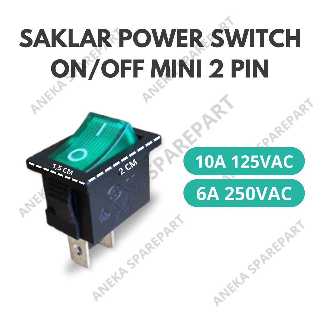 TOMBOL On/off SWITCH 2pin/2ft POWER SWITCH Button | Shopee Philippines