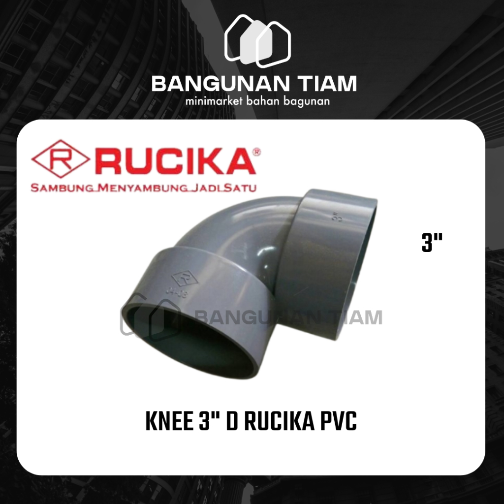 Knee PVC 3" Inch RUCIKA Original 100% ORI~Three IN FITTING POLOS SOCK ...