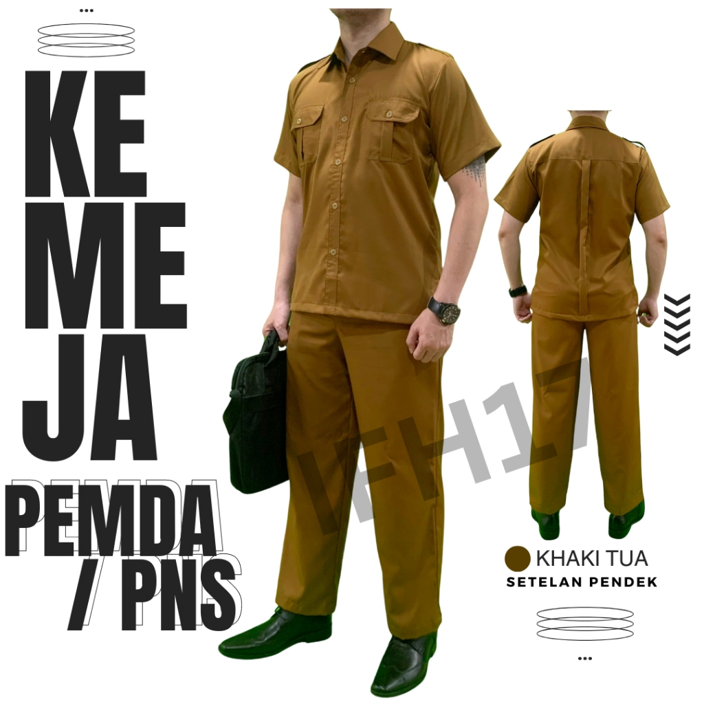 KHAKI BROWN REGIONAL GOVERNMENT UNIFORM, MEN'S PDH GOVERNMENT UNIFORM ...