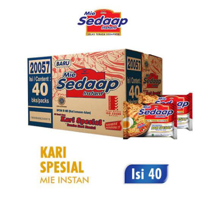 Mie Sedap Kare special sauce 1 box 40 pcs | Shopee Philippines