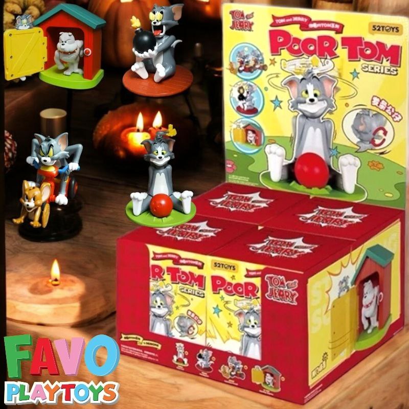 52toys Tom And Jerry - Poor Tom Series - FULL SET 4 PCS Blind Box Figures | Shopee Philippines