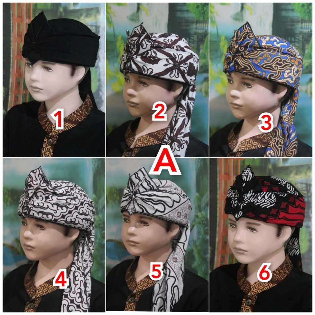 GS Headband Children Ages 1-10 Years Traditional Sundanese Java Top ...