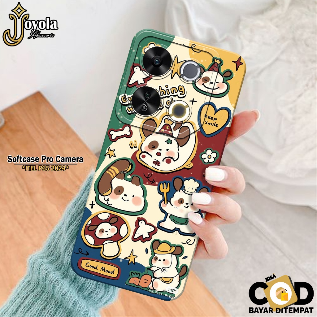 HP JOYOLA Case ITEL P65 2024 Latest - Fashion Cartoon Case - Softcase ...
