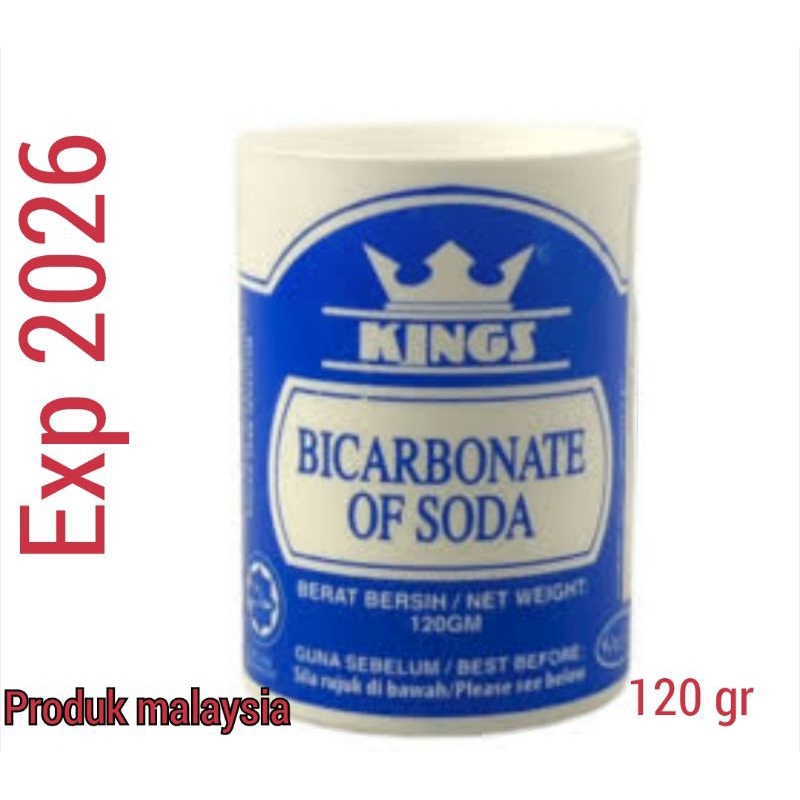 King s s 120 gr bicarbonate of soda/Sodium bicarbonate/Cake Developer/Cake soda | Shopee Philippines