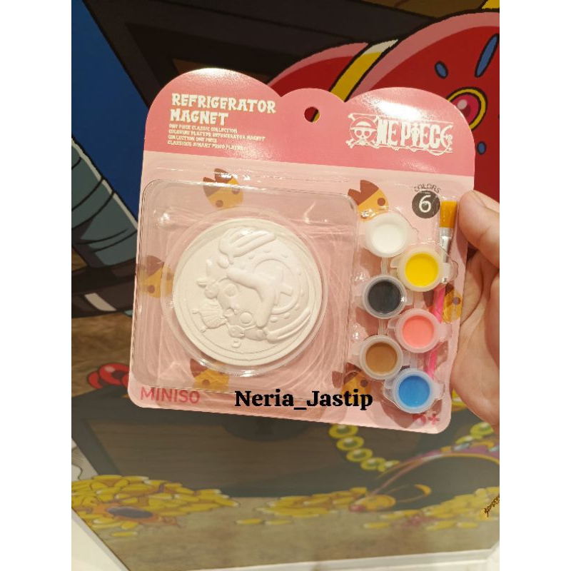 Miniso x OnePiece One Piece Refrigerator Fridge Magnet Coloring ...