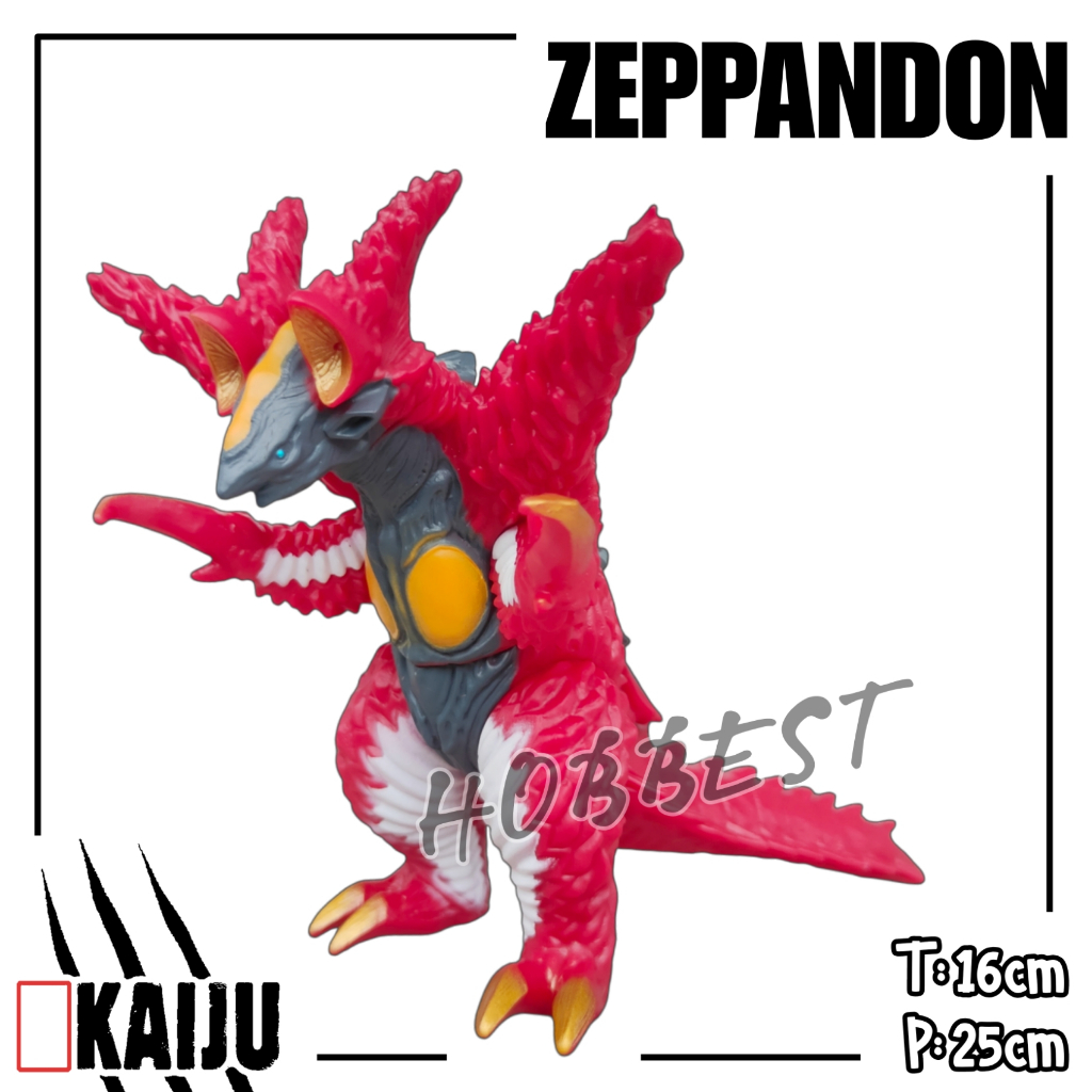 Kaiju ZEPPANDON - Action Figure Miniature Display Toy Monster Kaiju ...