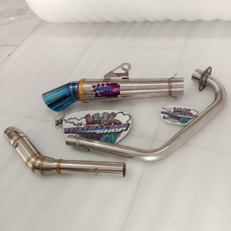 Aun Conical Open spec Exhaust Pipe rusi tc 125 150 tmx 150 skygo 125 ...