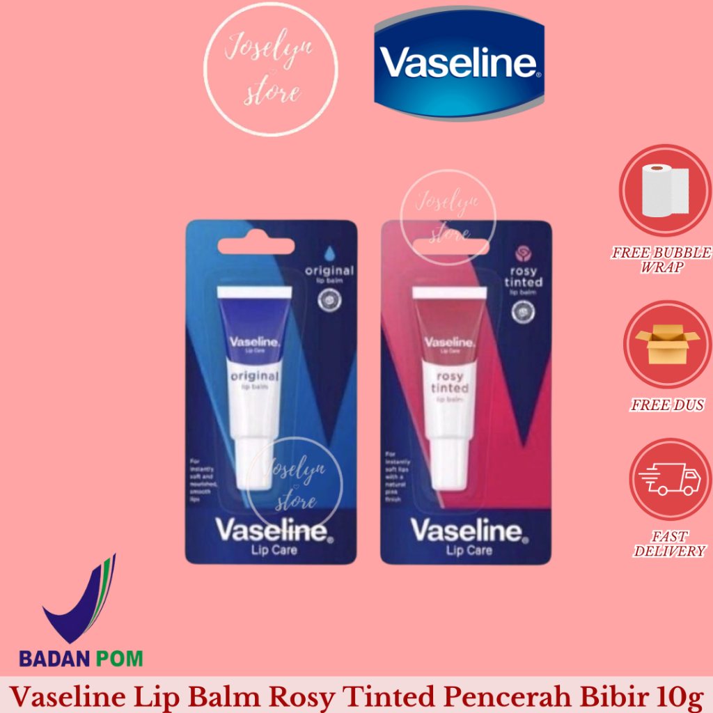 Vaseline Lip Balm Rosy Tinted Lip Lightening 10g | Shopee Philippines