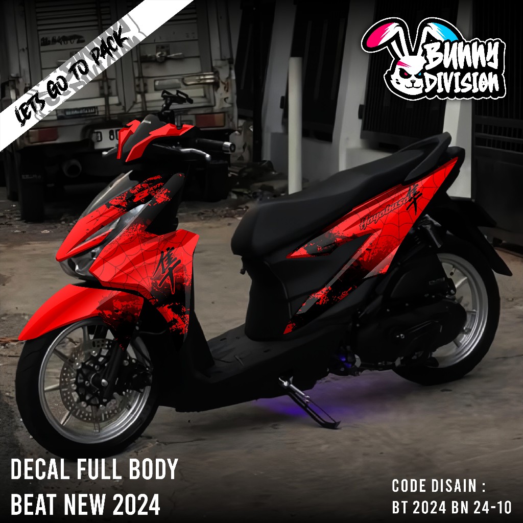 Newest Decal Sticker Honda Beat CBS STREET Smart Key Remote Full body ...