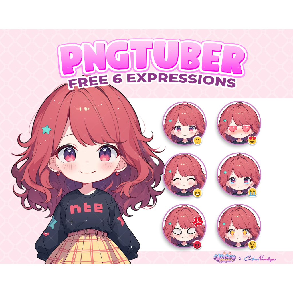 Bring Fun to Your Live Streaming with Cute and Charming PNG Tuber, Cute ...