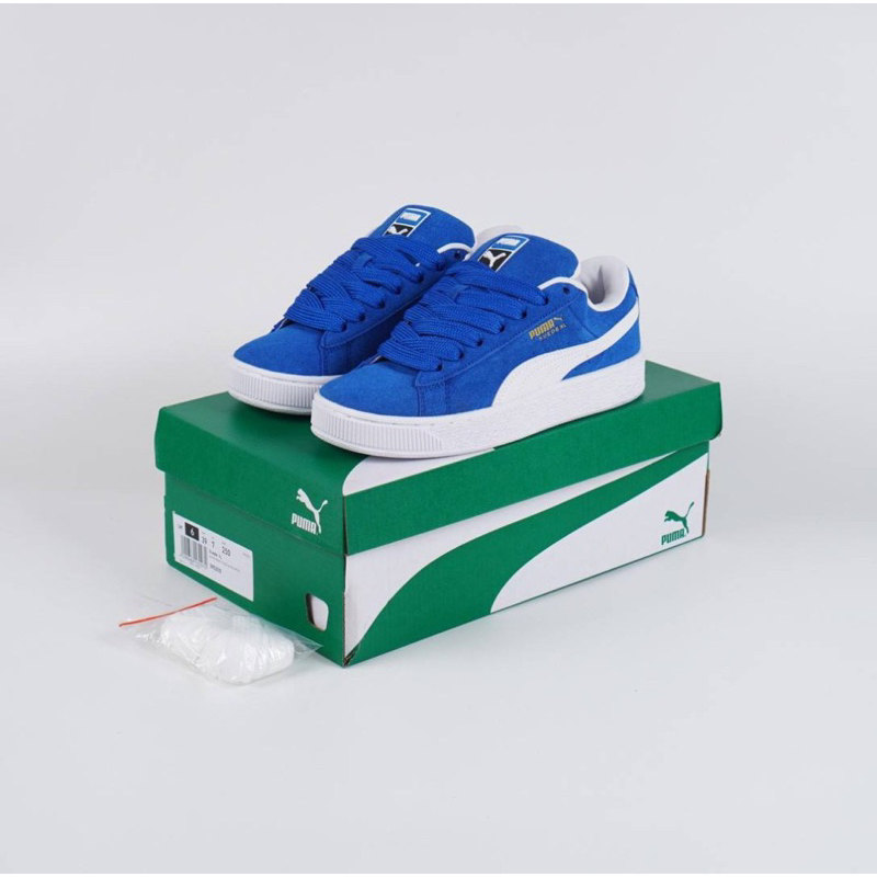 Puma Suede XL Royal Blue White | Shopee Philippines
