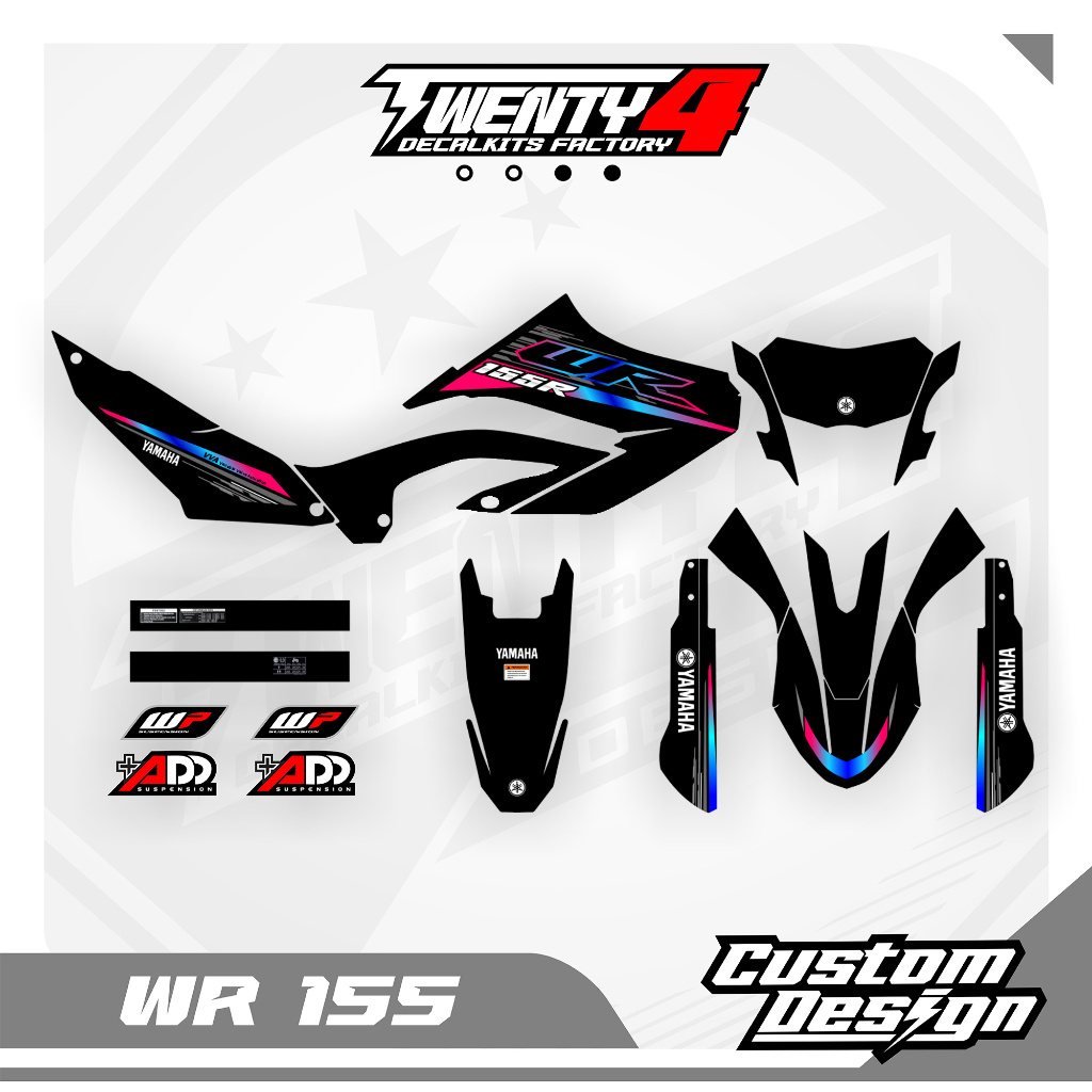 Original Supergloss Yamaha Wr 155 Custom Decal - Wr 155 Variation ...