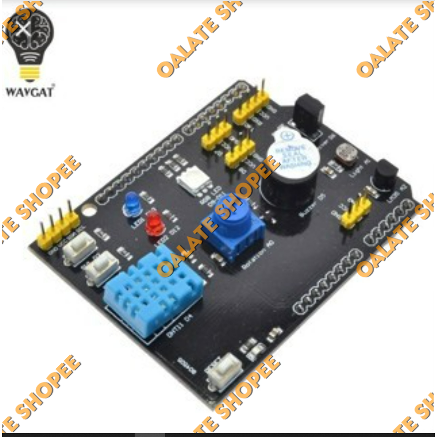 Dht11 Lm35 Buzzer Ldr Multi Function Sensor Shield Module Uno R3 Mega | Shopee Philippines