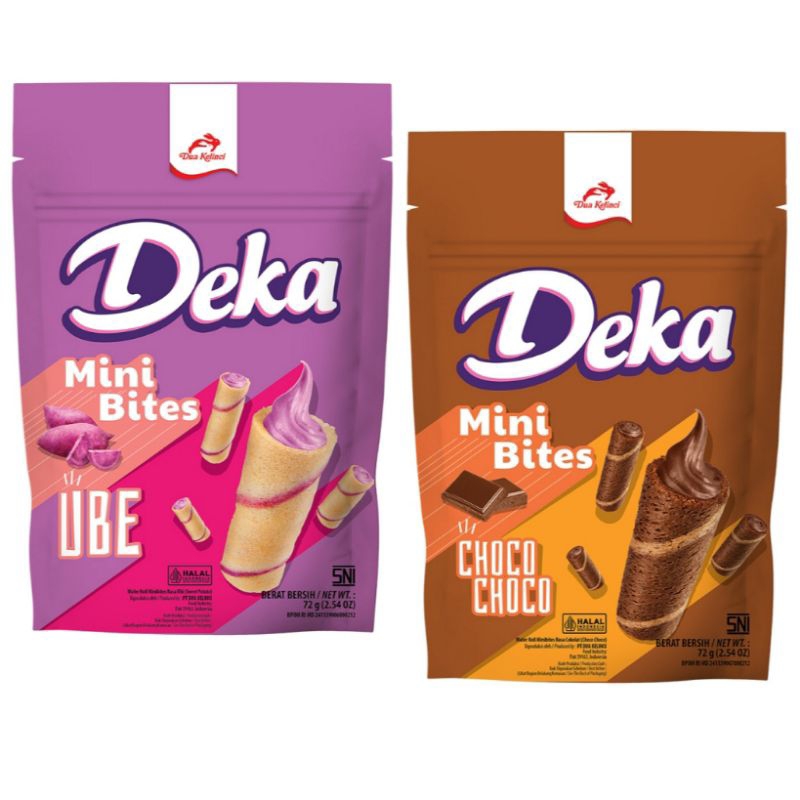 Deka Mini Wafer Bites with ube and choco flavors | Shopee Philippines