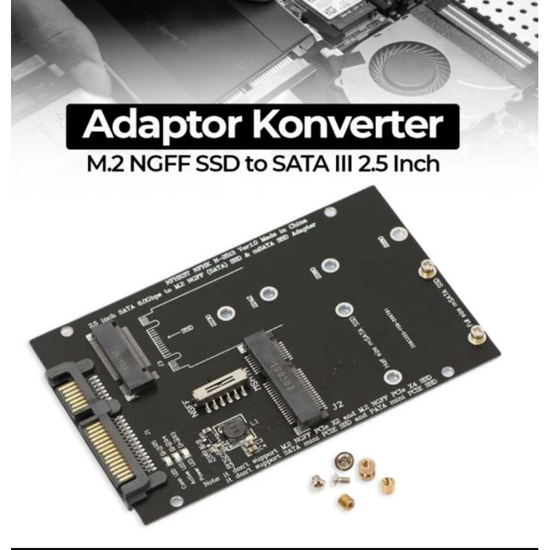 M2 SSD TO SATA III 2.5Inch 6.0Gbps CONVERTER ADAPTER | Shopee Philippines