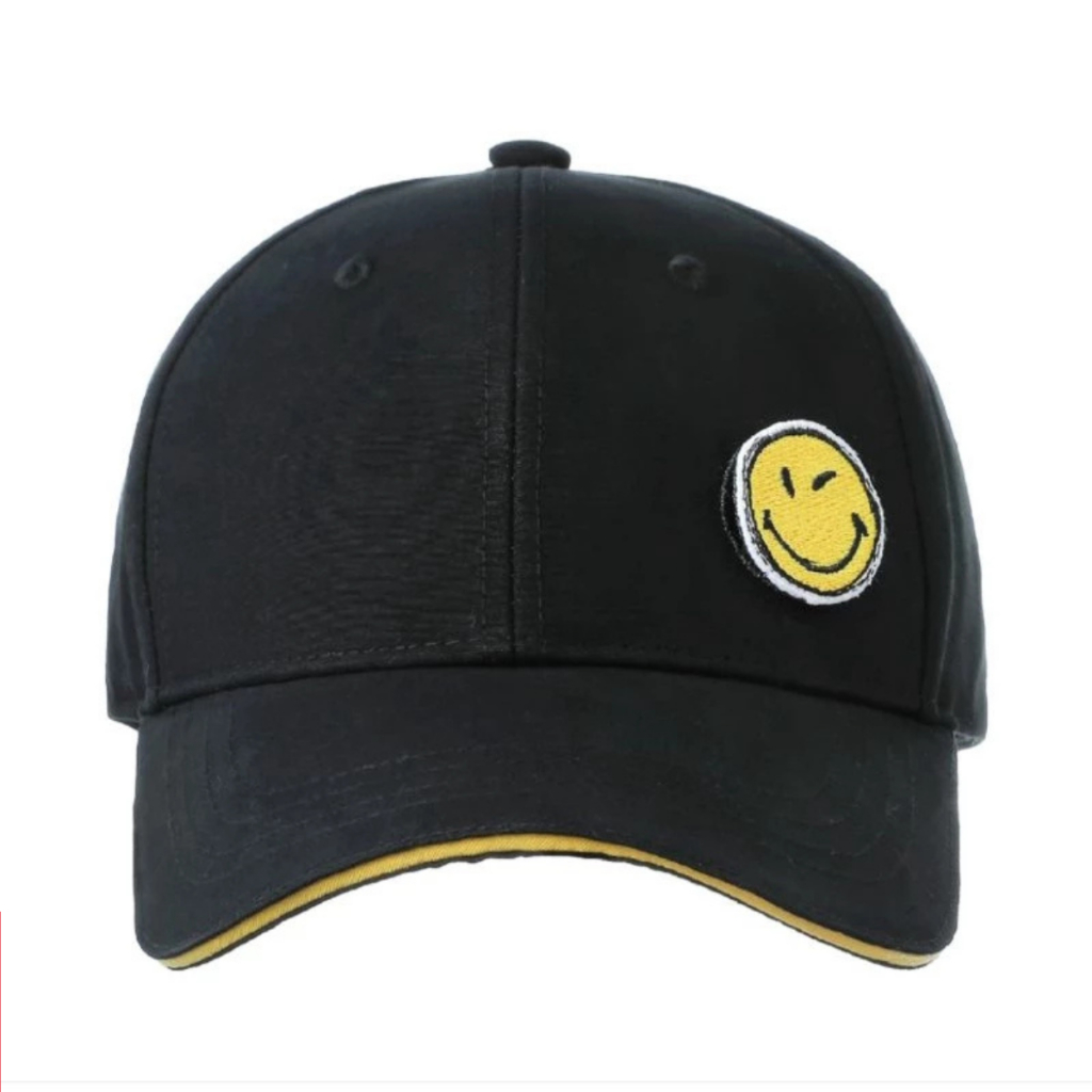 Miniso Baseball Cap Smiley World Collection with Fun Sticker | Shopee ...
