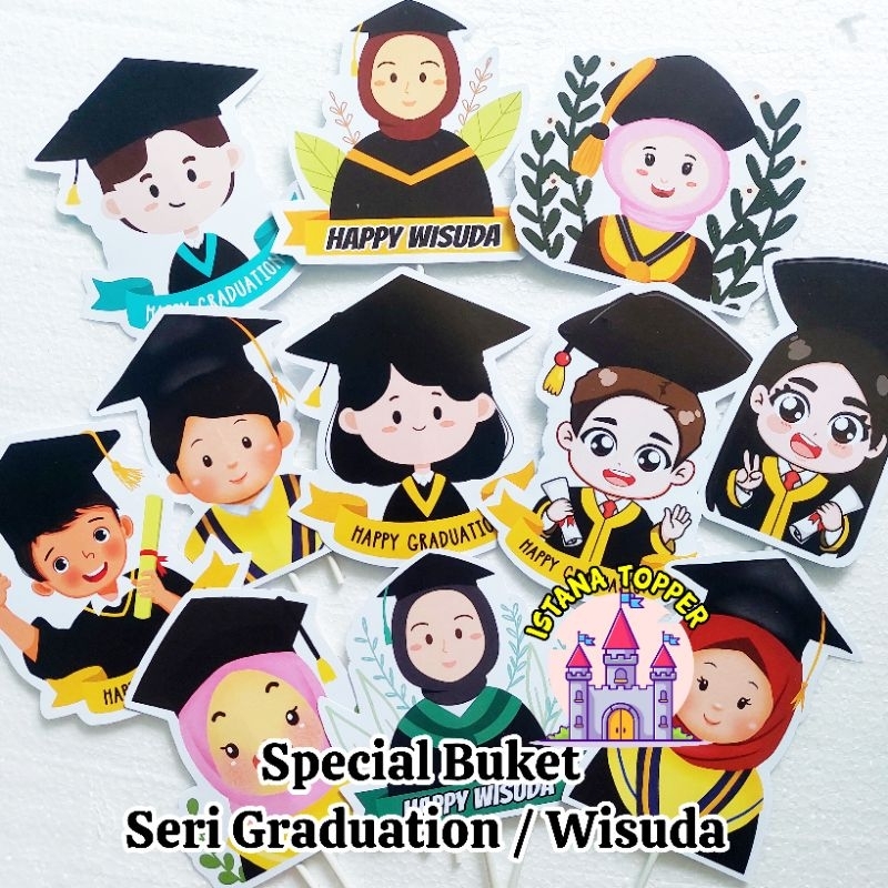 Topper for Graduation BOUQUET / Children's Graduation BOUQUET Topper ...